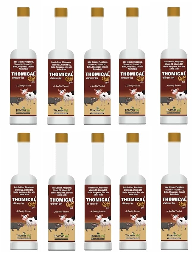THOMICAL Gel Calcium for Cow | All Round MultiVitamin & Calcium Tonic ...