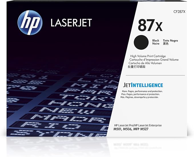 HP 87X (CF287X) High Yield Black Original Toner Cartridge