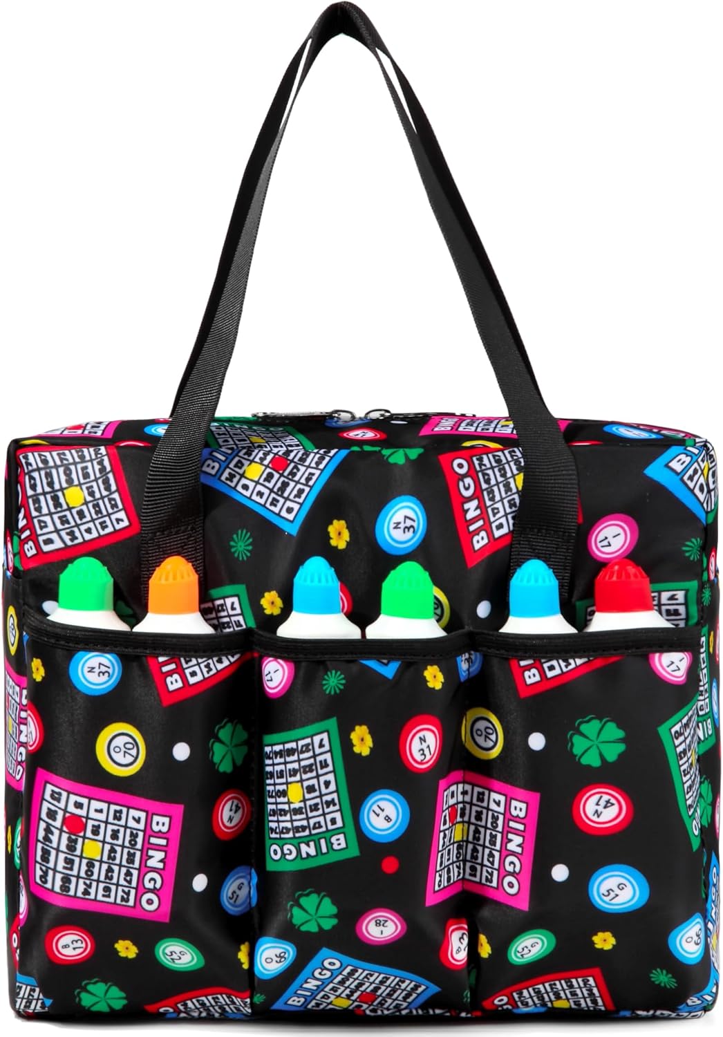 Amazon.com: Bingo Bags with Pockets for Bingo Daubers Bulk Bingo Bag ...