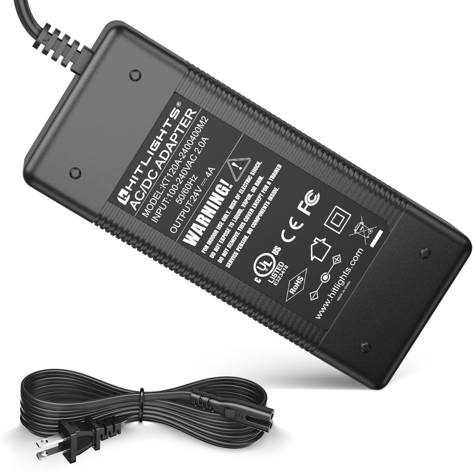 Amazon.com: EMITEVER 24V DC Power Supply, 96W Led Lights Power Adapter ...