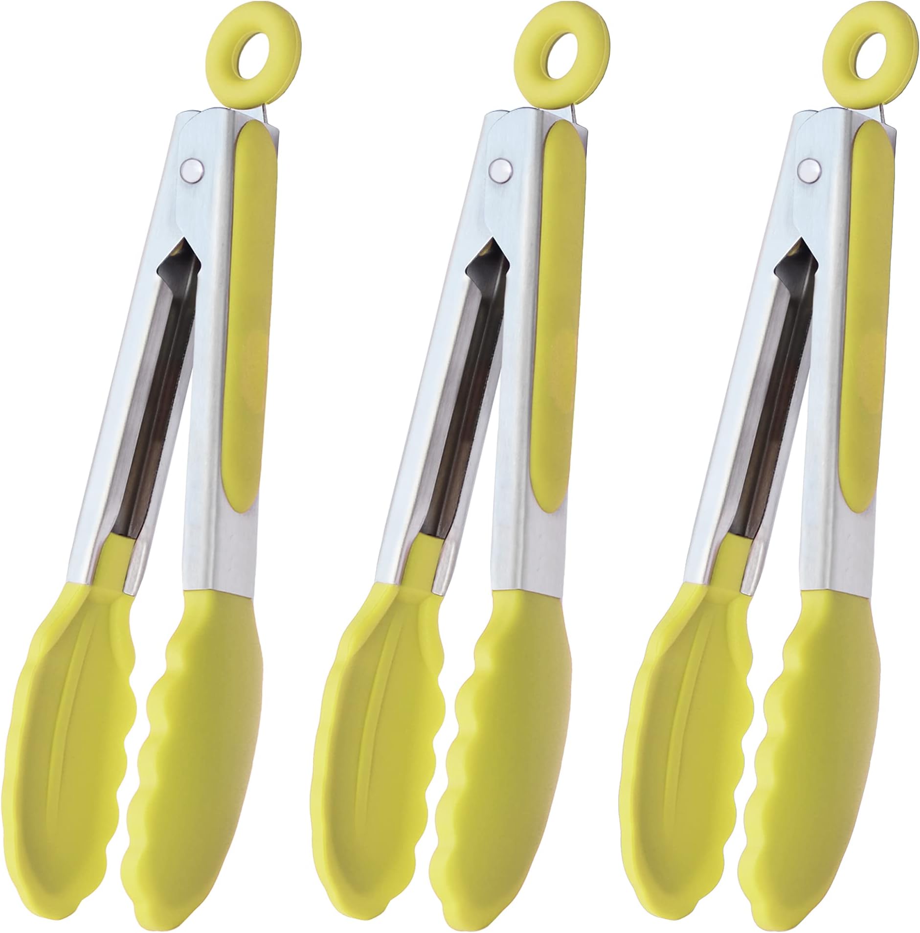 Amazon.com: HINMAY Mini Appetizer Tongs 5-3/4 Inch Small Serving Tongs ...