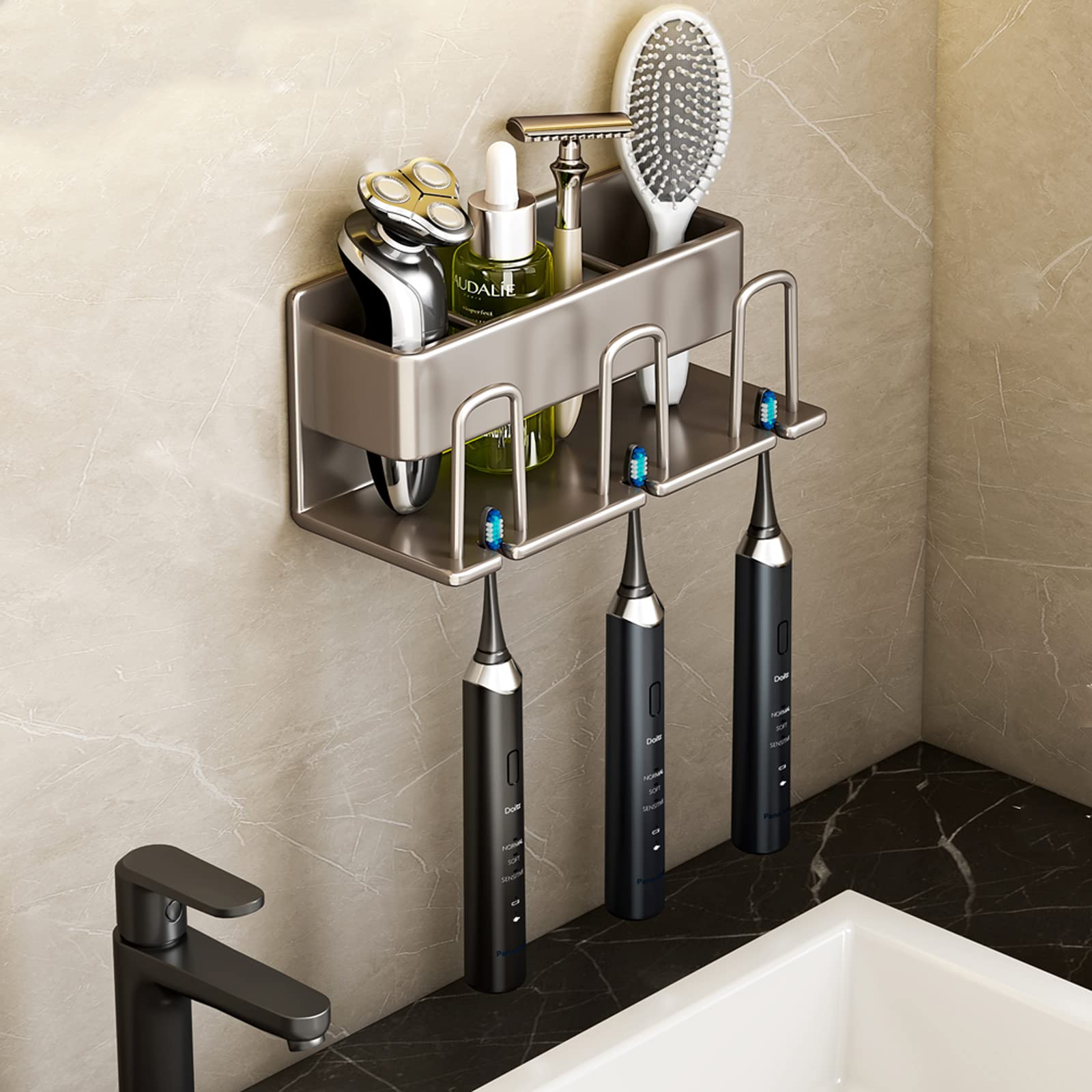 Amazon.com: Toothbrush Holders, Tooth Brushing Holder for Shower ...