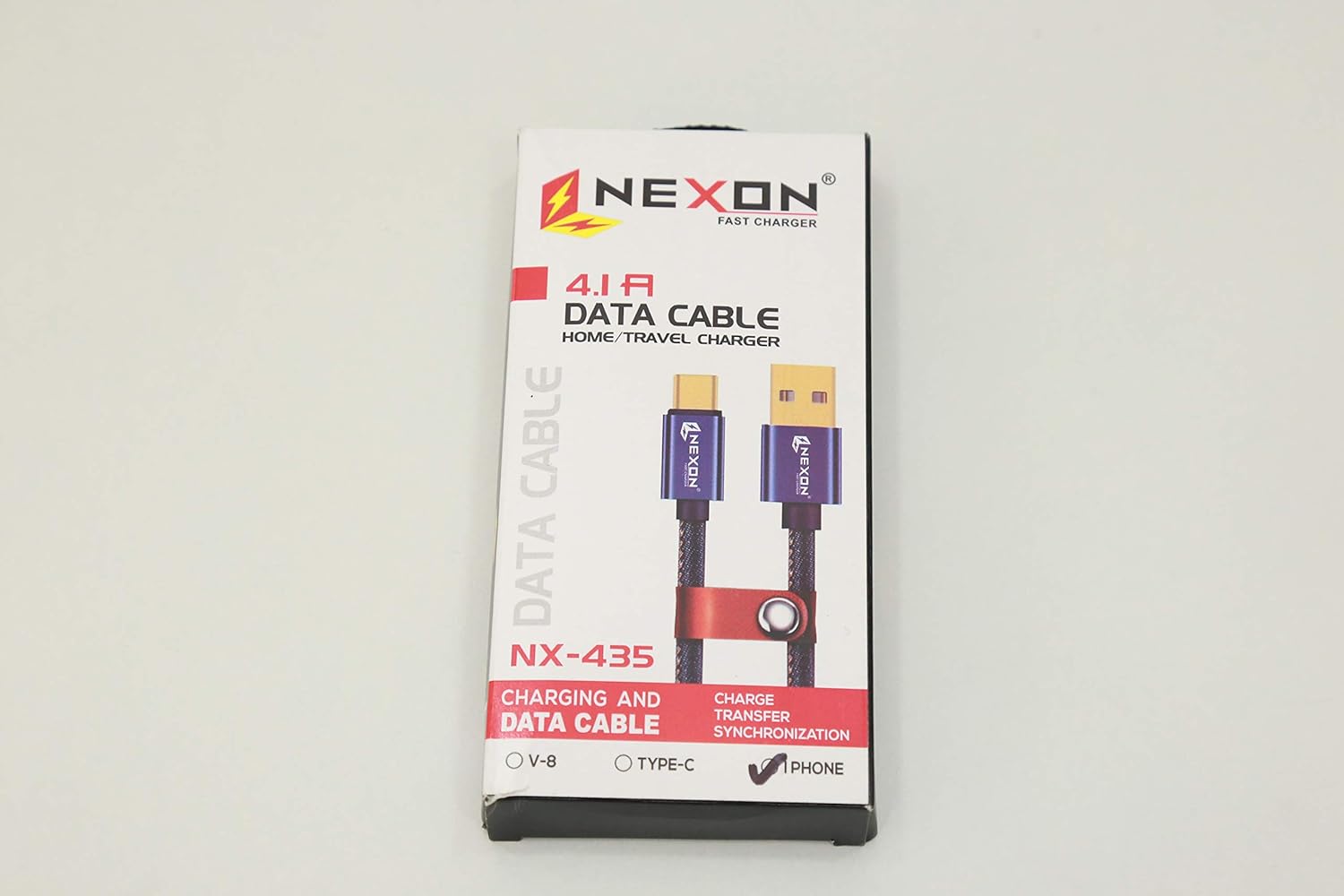Nexon 435 Data Cable 4.1 AMP Cloth Red : Amazon.in: Electronics