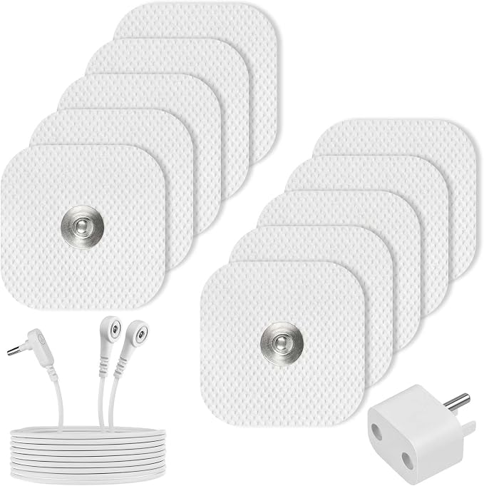Grounding Patches 10 Pack with Grounding Cord & Adapter, Reusable ...