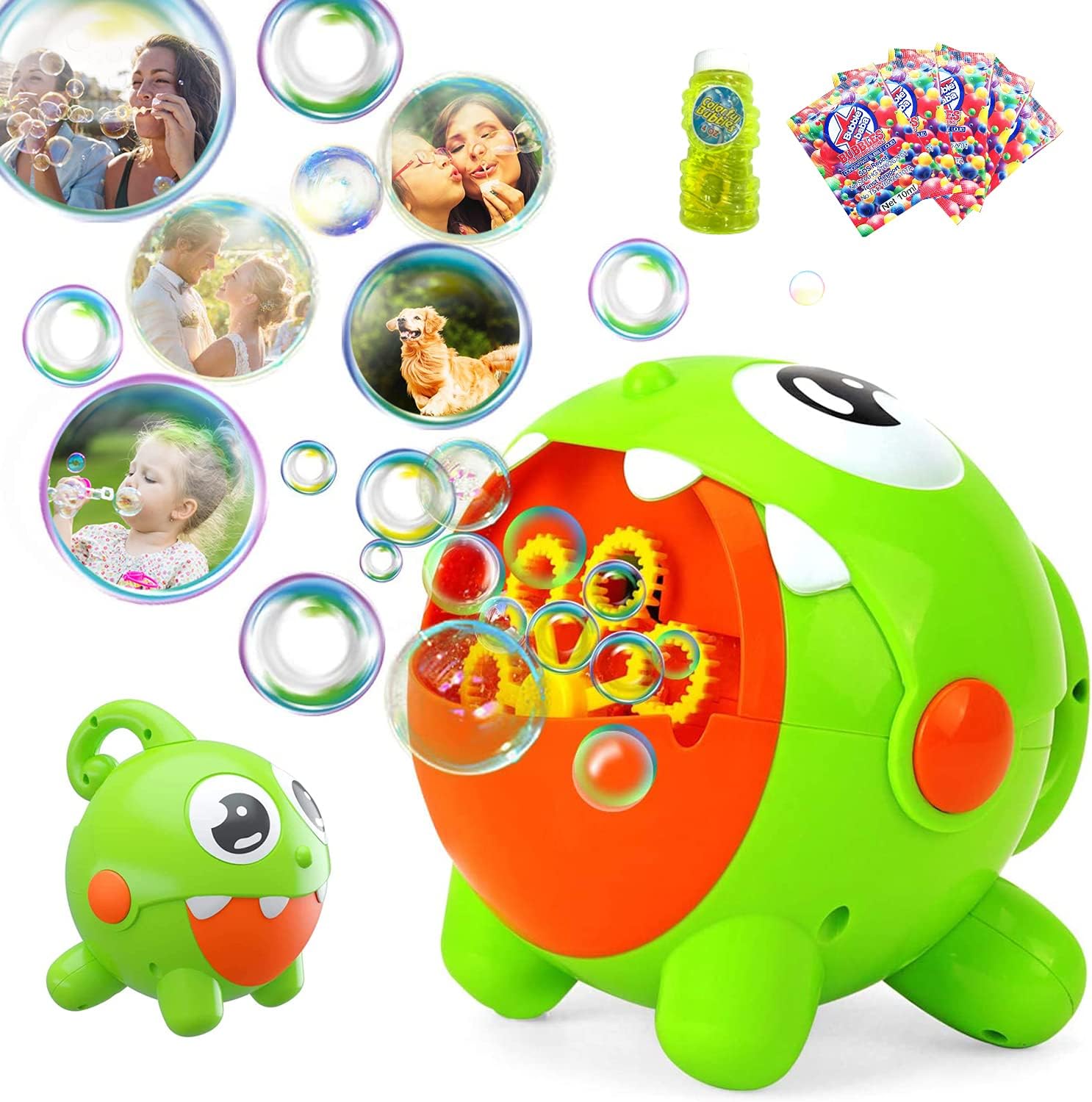 Amazon.com: Bubble Machine Automatic Dragon Bubble Blower Bubble Toys ...