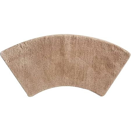 Quadrant Curved Shower Mat, Bathroom Rugs, 45x100cm Curved Bath Mats ...