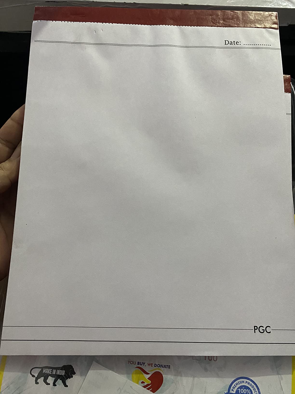 PG Creations A4 Size Cornell Ruled Writing Note Pad, One Side Ruled, 8 ...