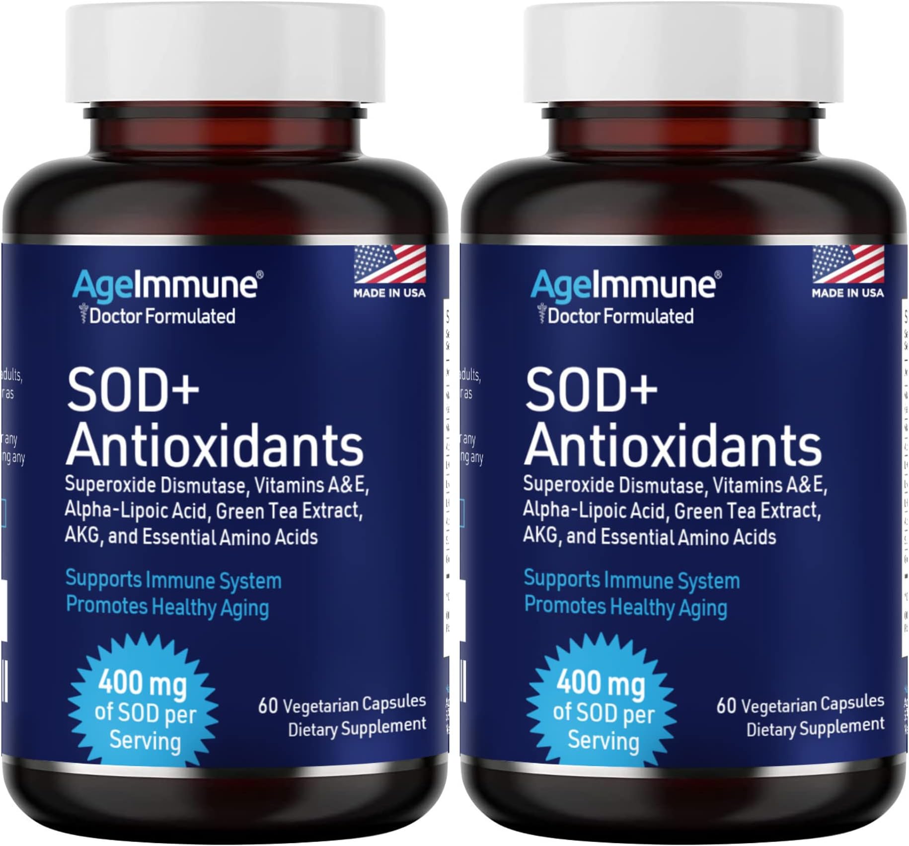 Amazon.com: SOD Antioxidants Complex Healthy Aging Supplement, 400mg of ...