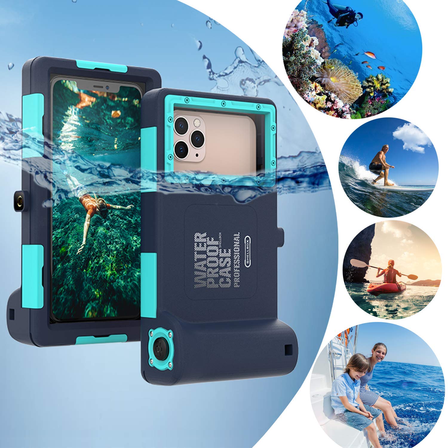 Professional 50ft Diving Phone Case for All Samsung iPhone Series ...