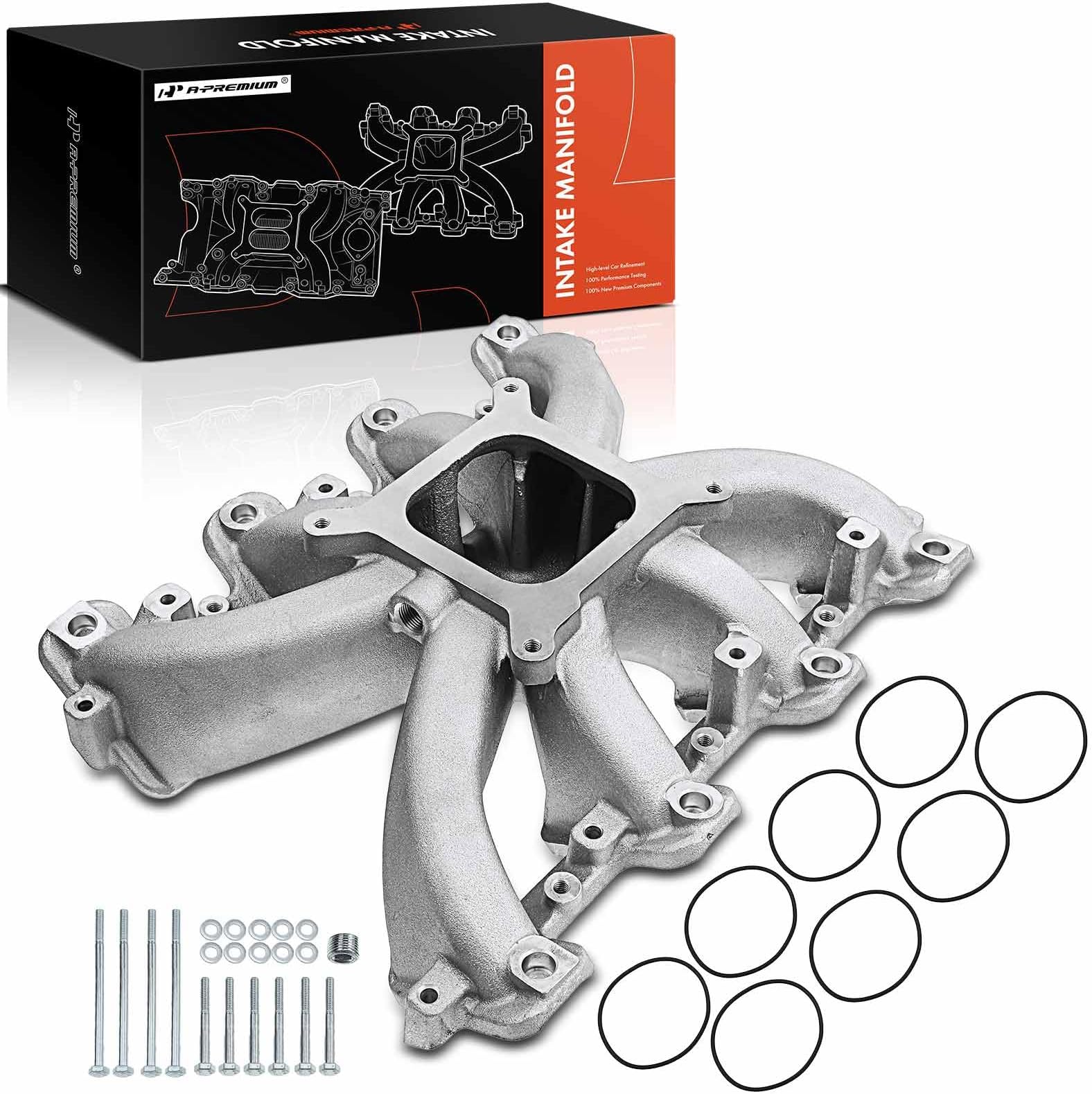 Amazon.com: Woosphy Single Plane with Fuel Rails EFI Intake Manifold ...