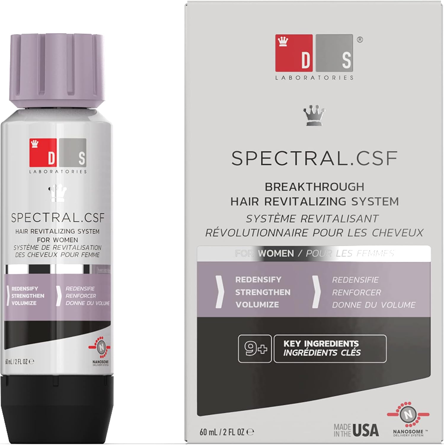 DS Laboratories | Spectral.CSF® Loción Capilar : Amazon.com.mx: Salud y Cuidado Personal