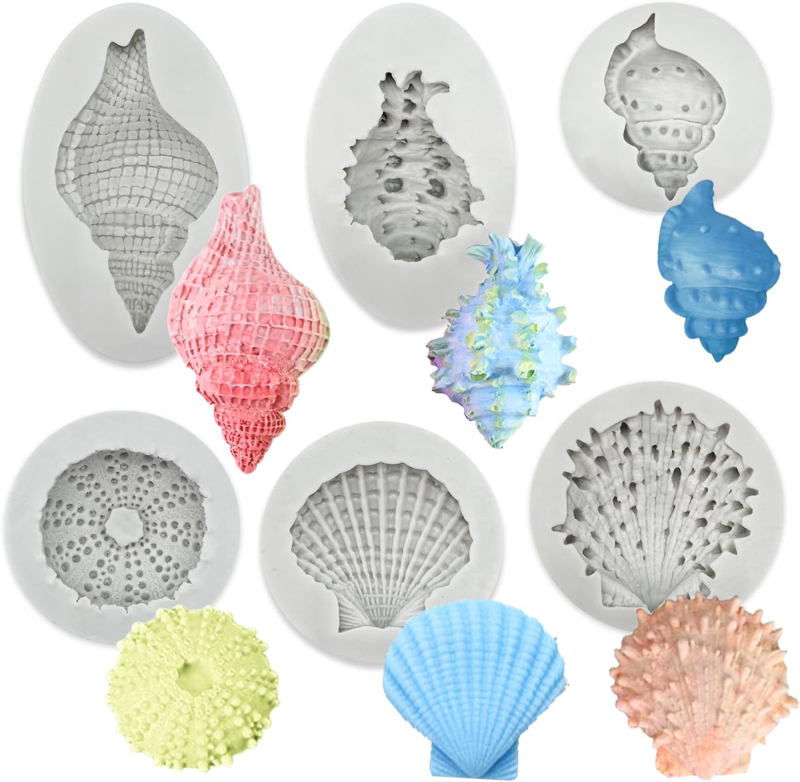 Wilton Seashells Chocolate Candy Mould, White, 1 - Pack : Amazon.co.uk ...