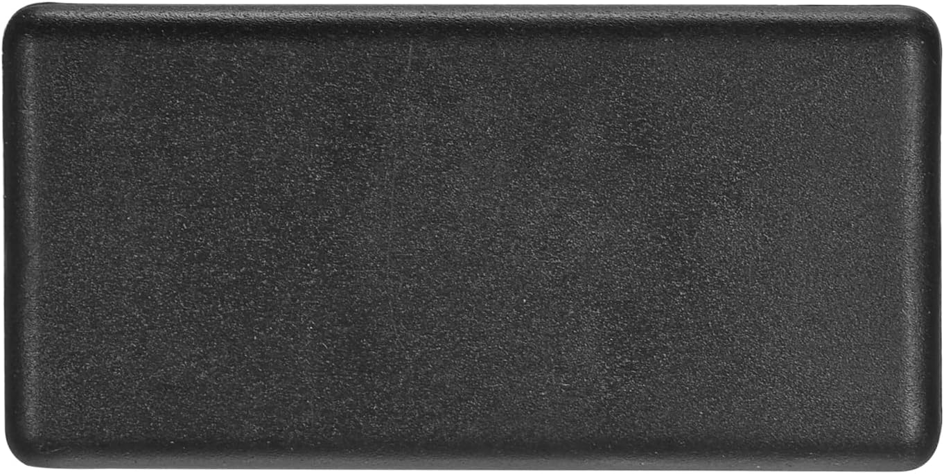 Rebower Single Hole Rectangle Aluminum Extrusion End Cap [for Aluminum ...