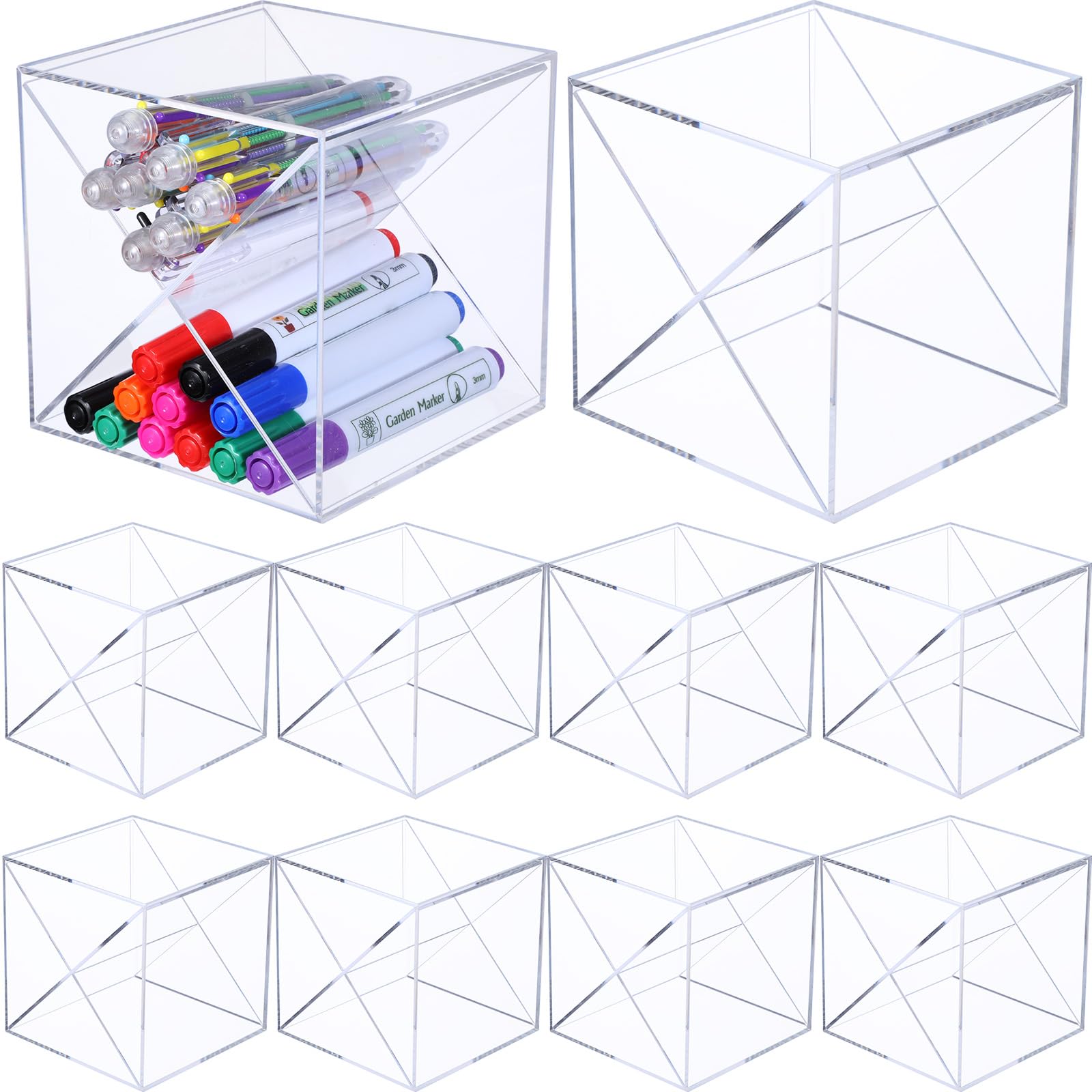 Snapklik.com : 12 Pcs Back To School Stackable Pen Organizer 5.12 Inch ...