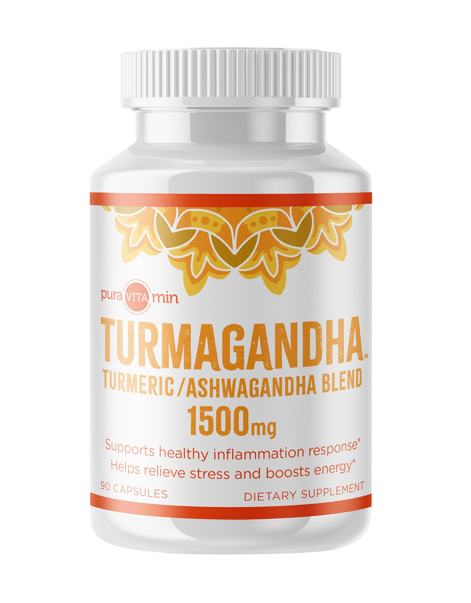 Amazon.com: Turmagandha Turmeric Ashwagandha Root Blend Supplement for ...