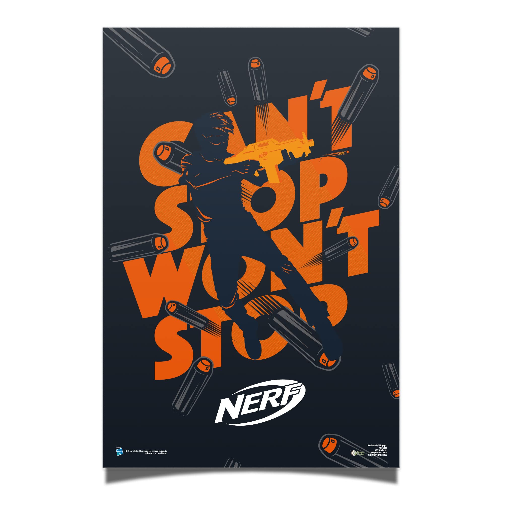 Amazon.com: Desert Cactus Nerf Poster 24 inches by 36 inches Decoration ...