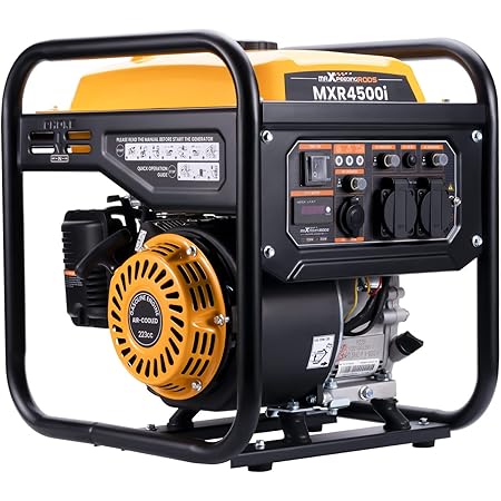 maXpeedingrods 3500W Petrol Inverter Generator Dual Fuel 4-Stroke ...