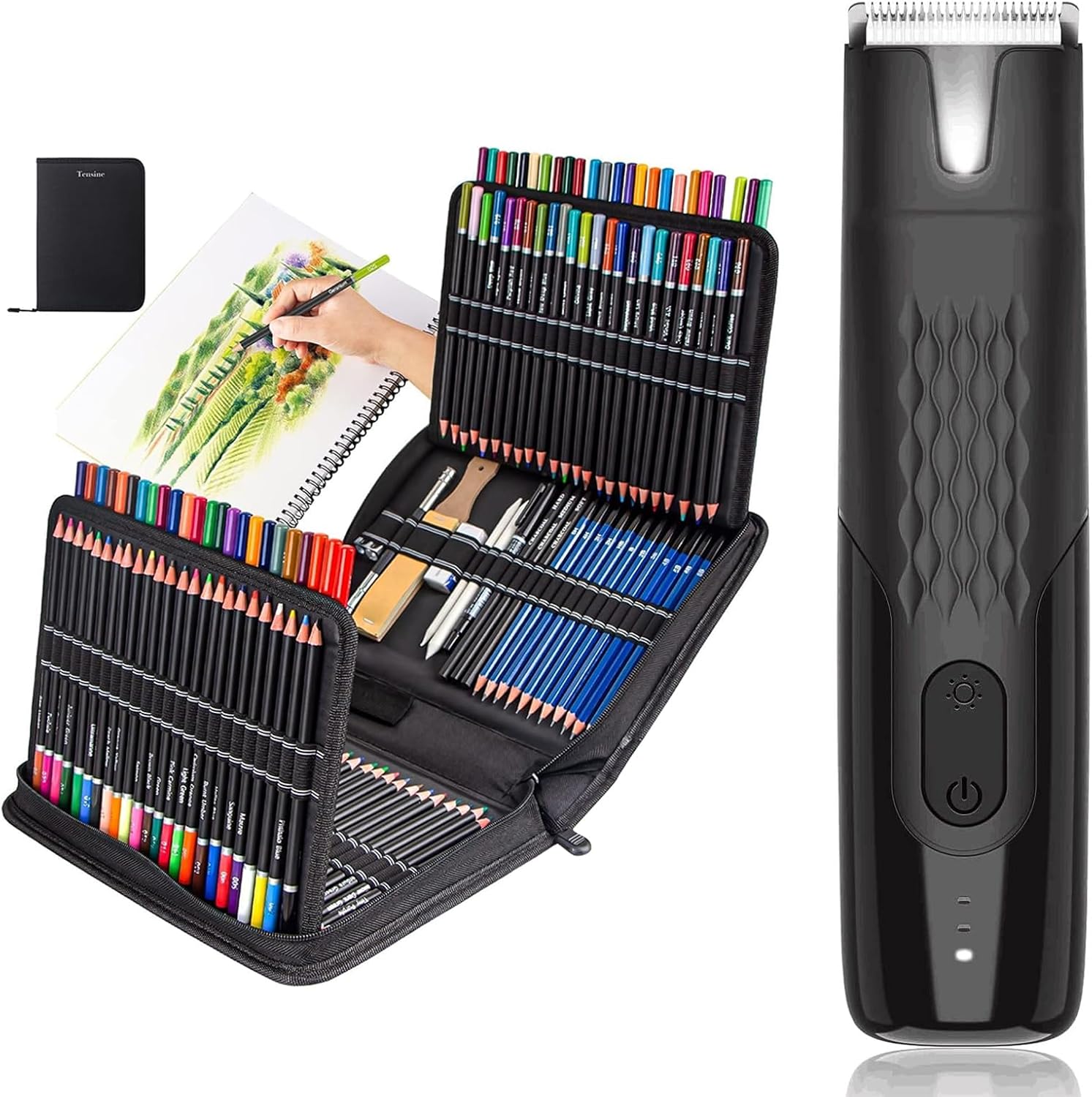 Amazon.com: Art Supplies Drawing Kit, 146Pcs Drawing Pencils and Groin ...