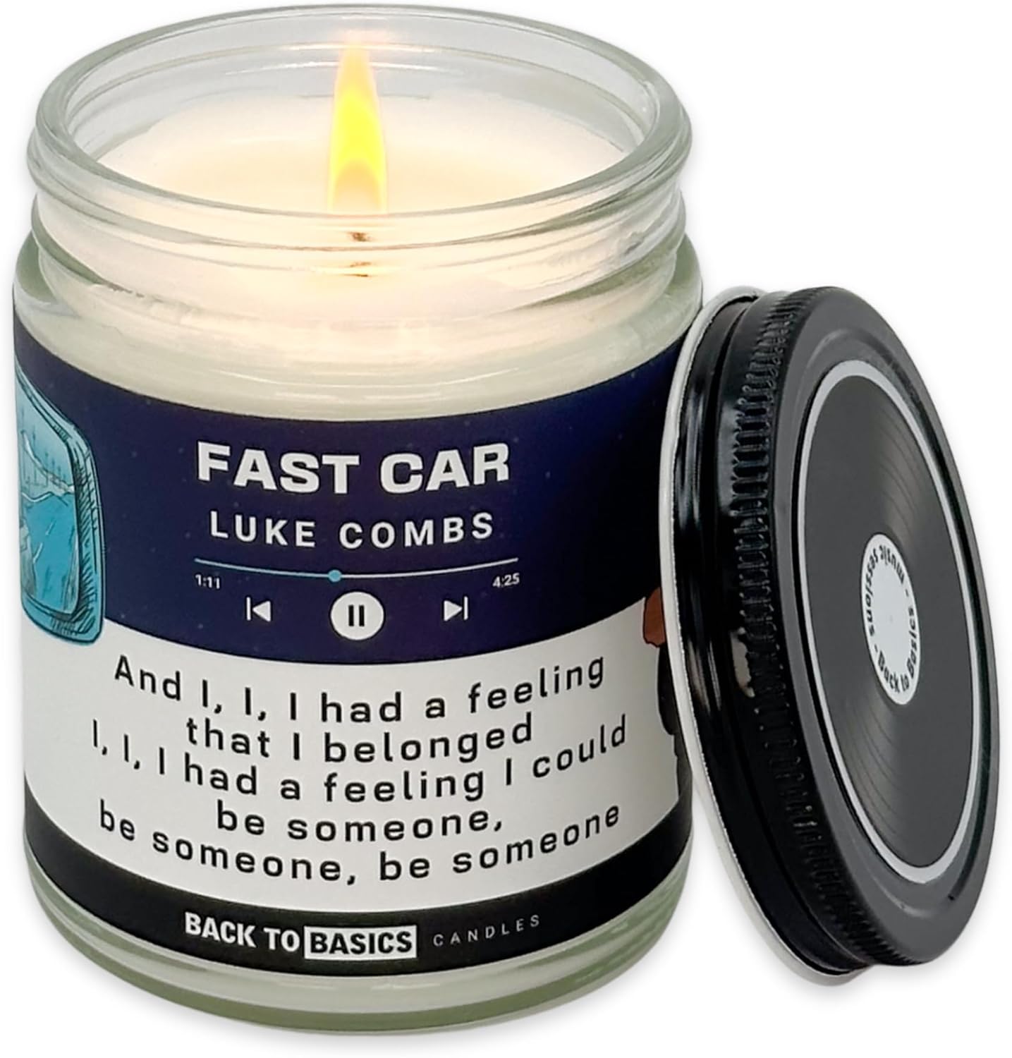Amazon.com: Back to Basics Candles | Fast Car - 9oz Soy Wax Fir Balsam ...