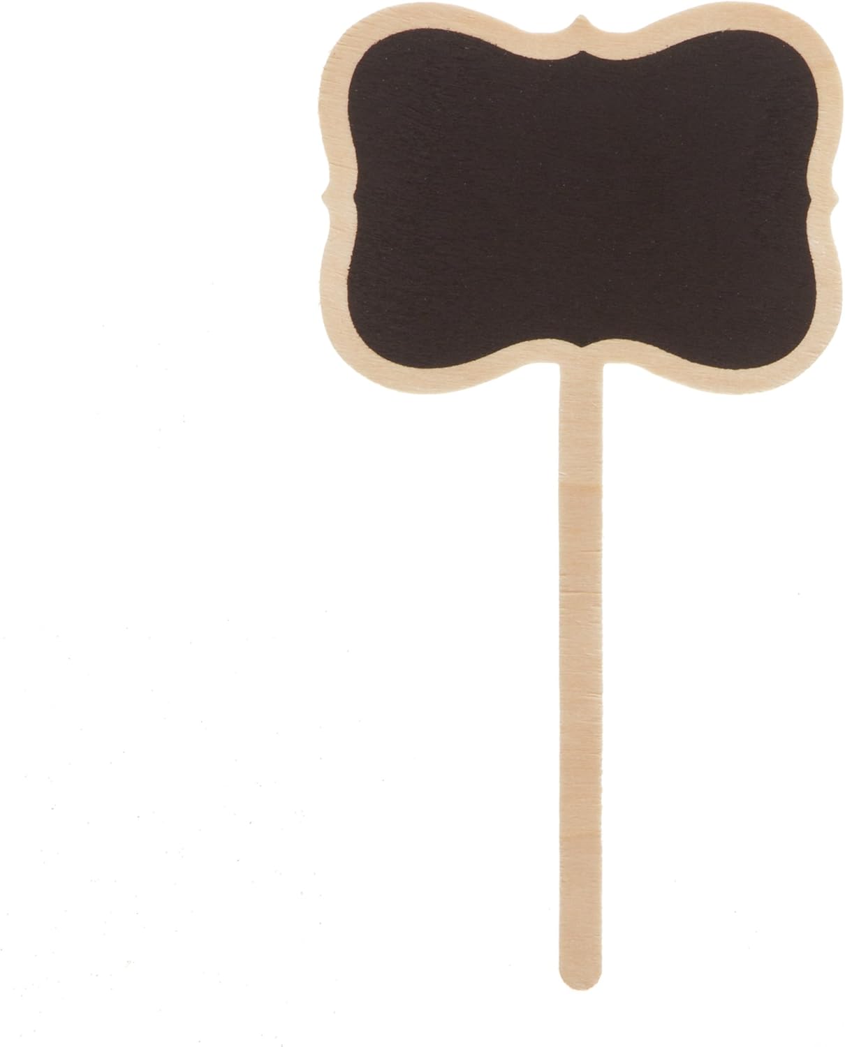 Amazon.com: Darice 30030410 Black Chalk Board Pick Signs, 5 Piece ...