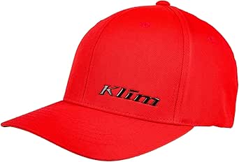 Amazon.com: KLIM Stealth Hat Flex Fit SM - MD Red : Automotive