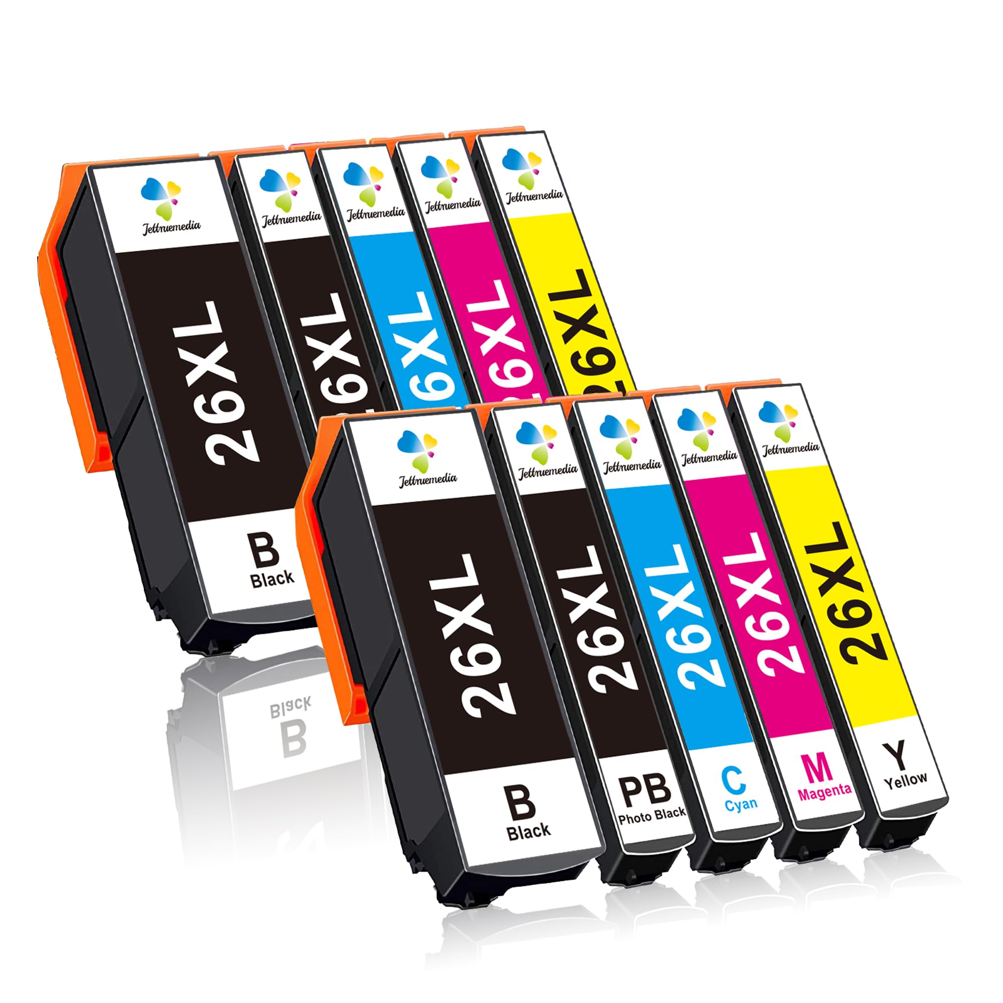 26XL Ink Cartridges Replacement for Epson 26XL Multipack Compatible ...