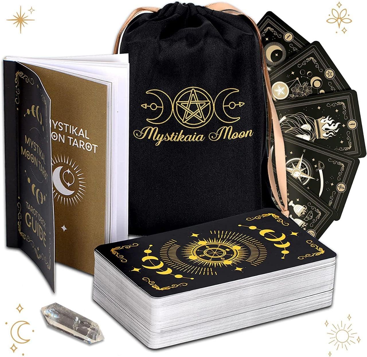 Amazon.com: Moon Tarot Cards Set - 78 Original Cards - Astrology Deck ...