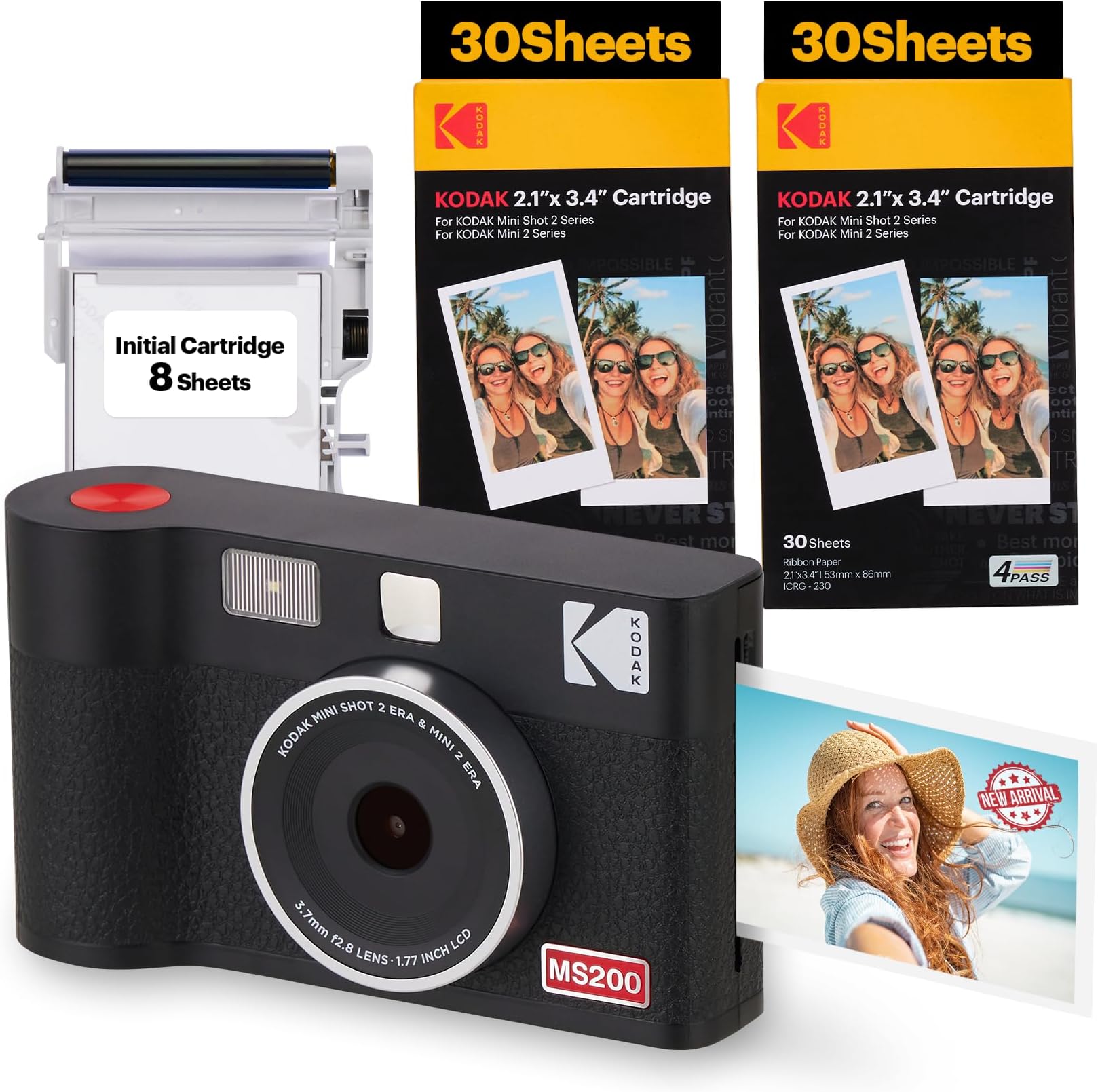 Amazon.com: KODAK Memo Shot ERA Kids Instant Digital Camera and Photo ...