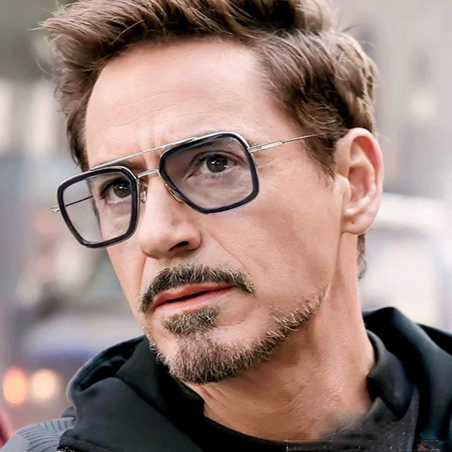 Tony Stark Iron Man Hairstyle