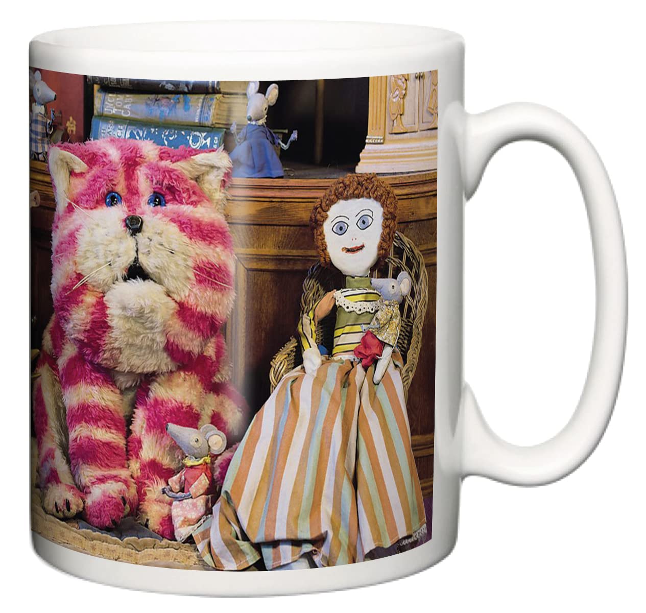 Taza De Té Para Mujer Una Taza De Café | Vector Premium Taza Blanca Con ...