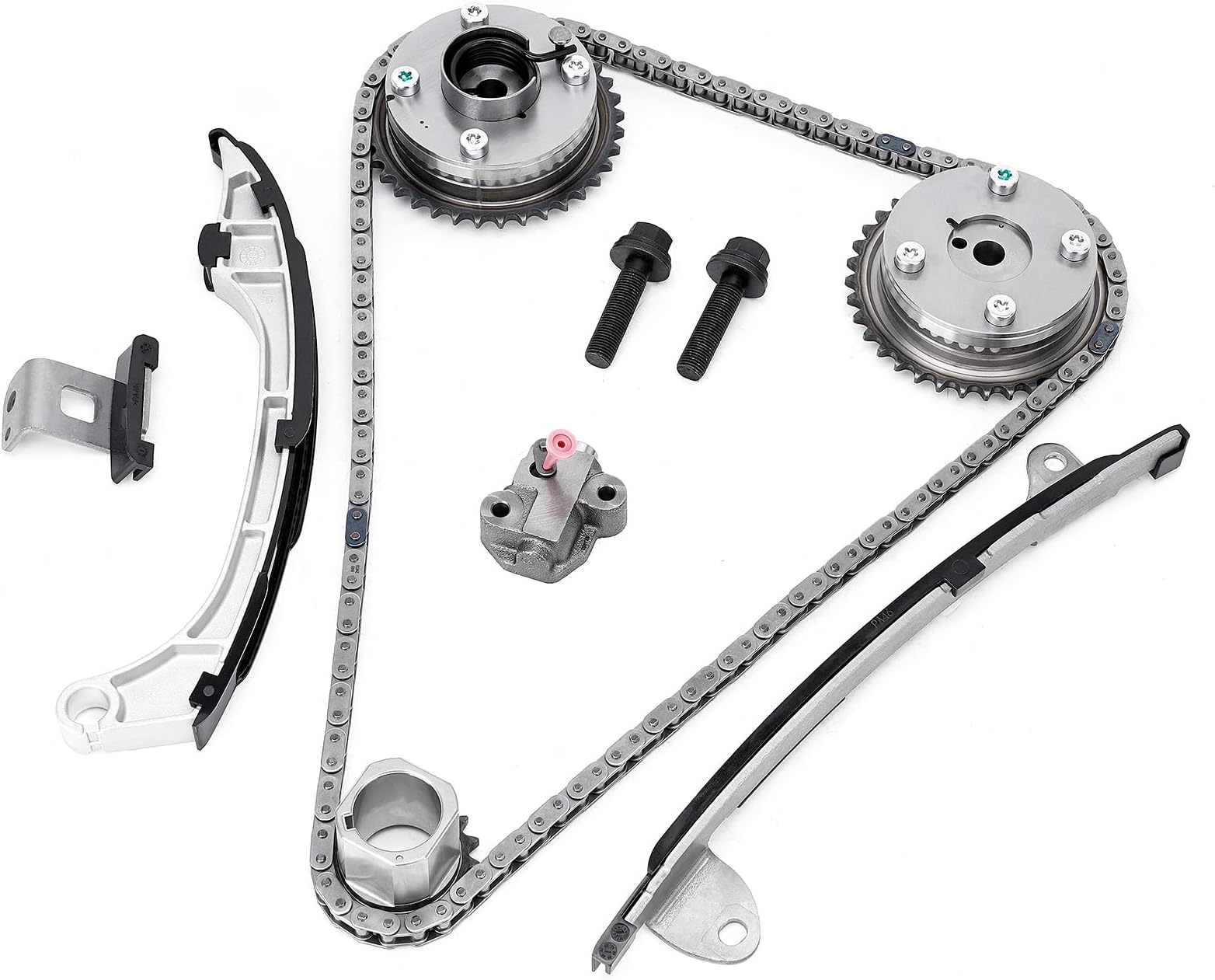 Amazon.com: TEMSONE Timing Chain Kit with Guide Tensioner VVT Sprocket ...