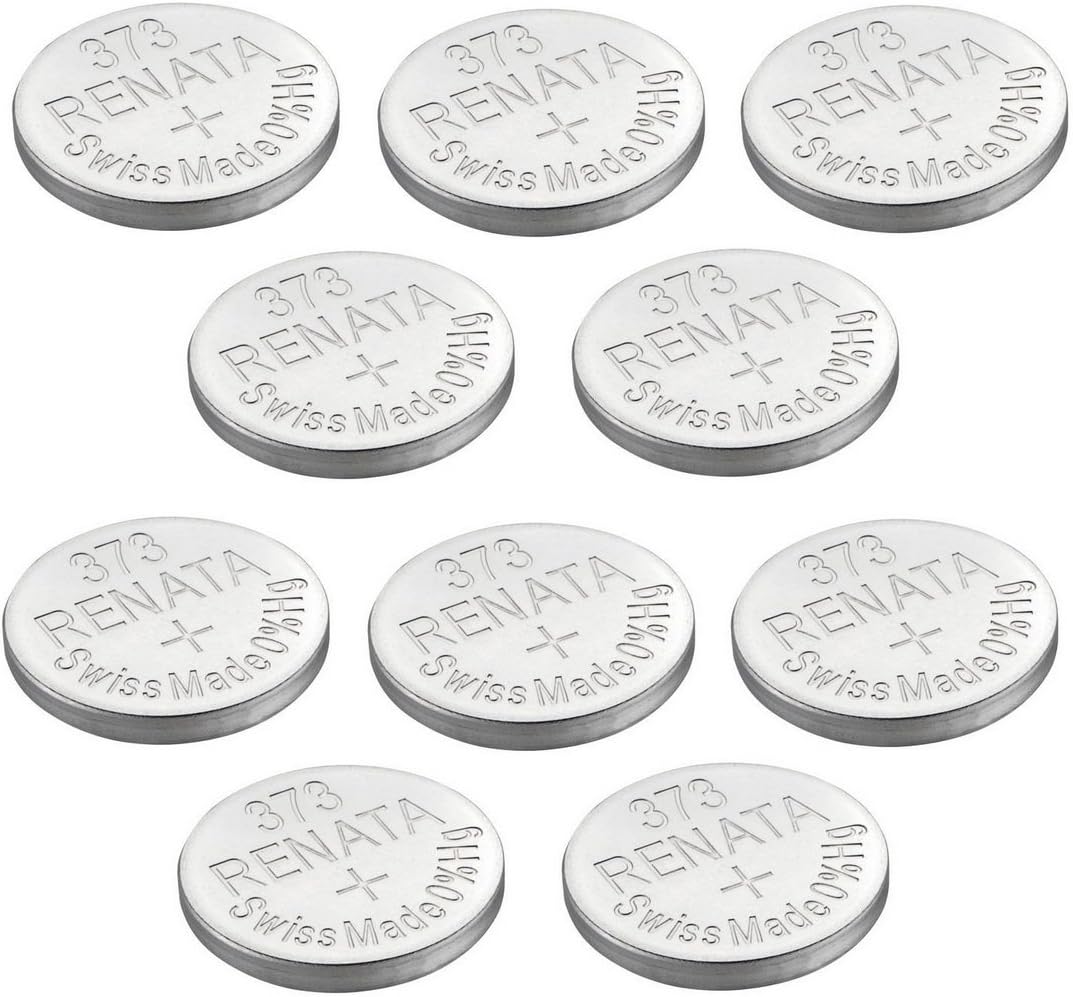 Amazon.com: Renata Watch Battery Swiss Made Renata 373 or SR916SW 1.5V ...