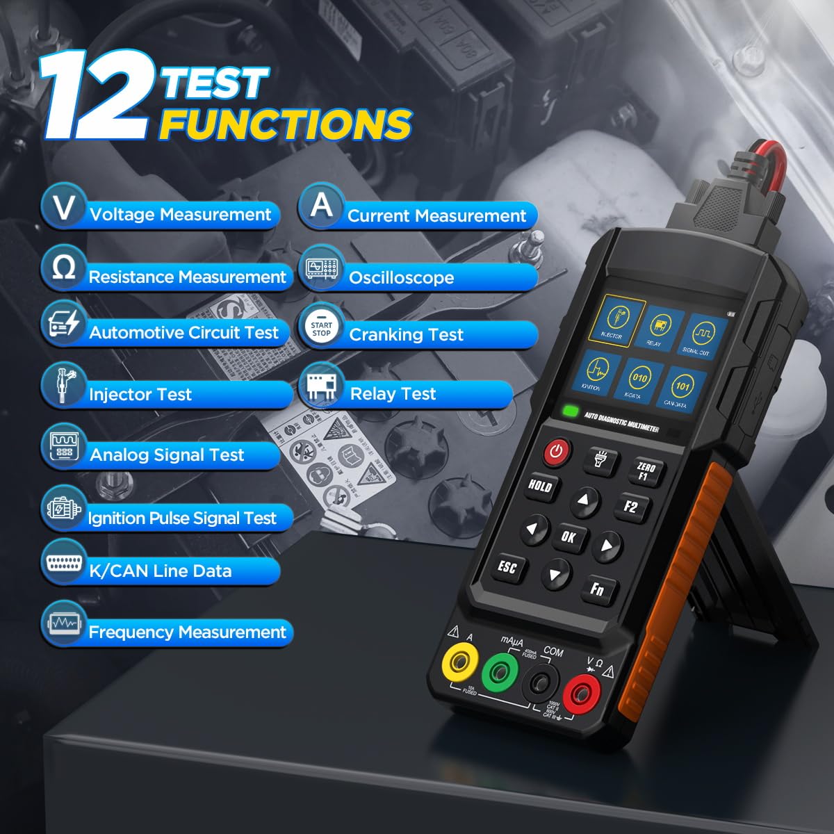 Snapklik.com : Oscilloscope Multimeter Auto-Ranging TRMS Digital ...