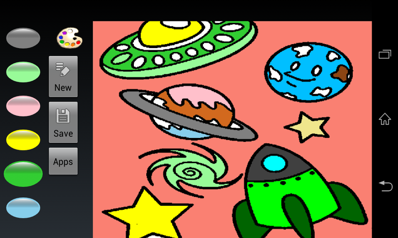 Coloring Solar System - App on Amazon Appstore