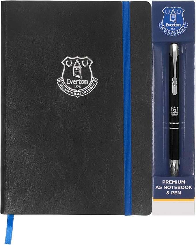 Everton FC Notebook & Pen A5 Executive Premium OFFICIAL Football Gift ...