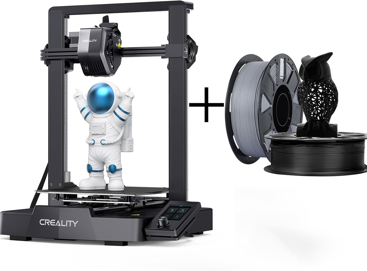 Amazon.com: Creality Ender 3 V3 SE 3D Printer and PLA Filament 1.75mm ...