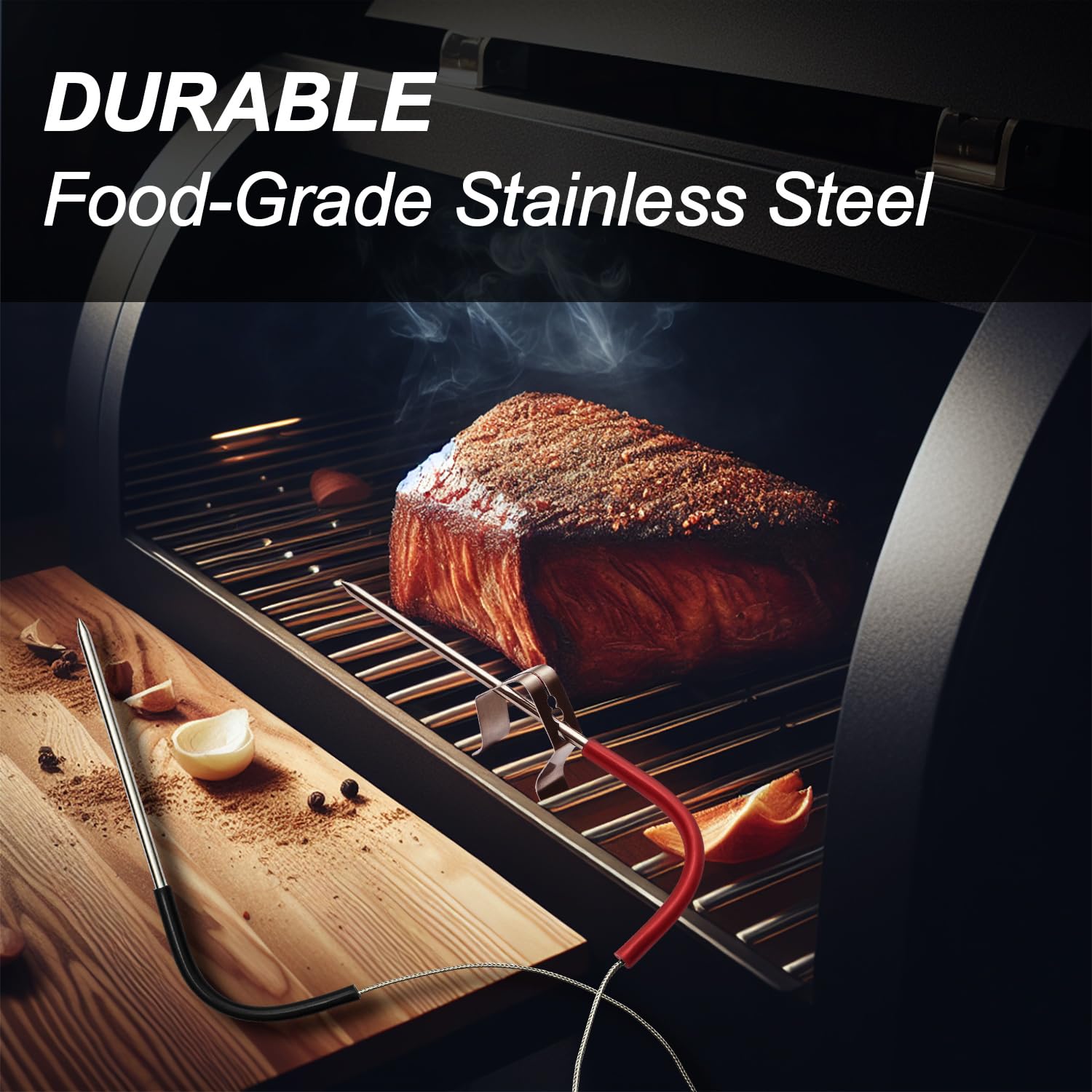 Snapklik.com : 2-Pack Meat Probe For Pit Boss Pellet Grill