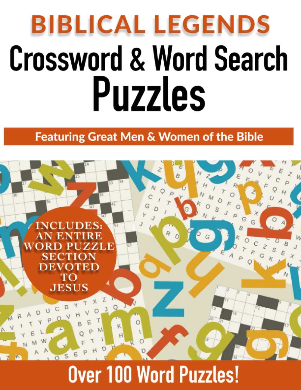Biblical Legends: Crossword and Word Search Puzzles: Featuring Great ...