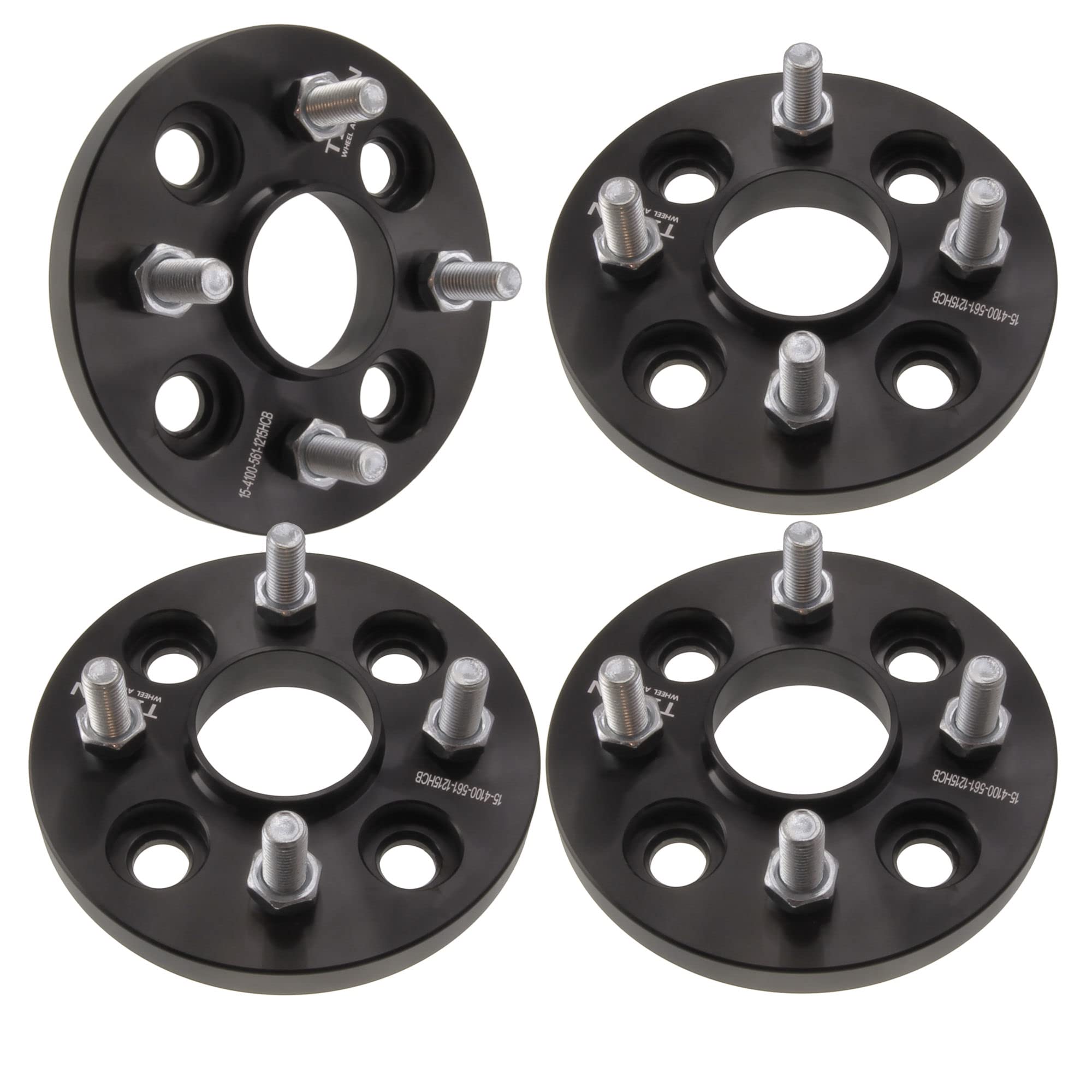 Amazon.com: 4pc. 15mm 4x100 Hubcentric Wheel Spacers Fits Mini Cooper ...