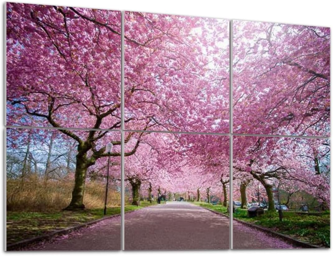 Amazon.com: Art Acoustic Panels Self Adhesive Cherry Blossom Trees ...