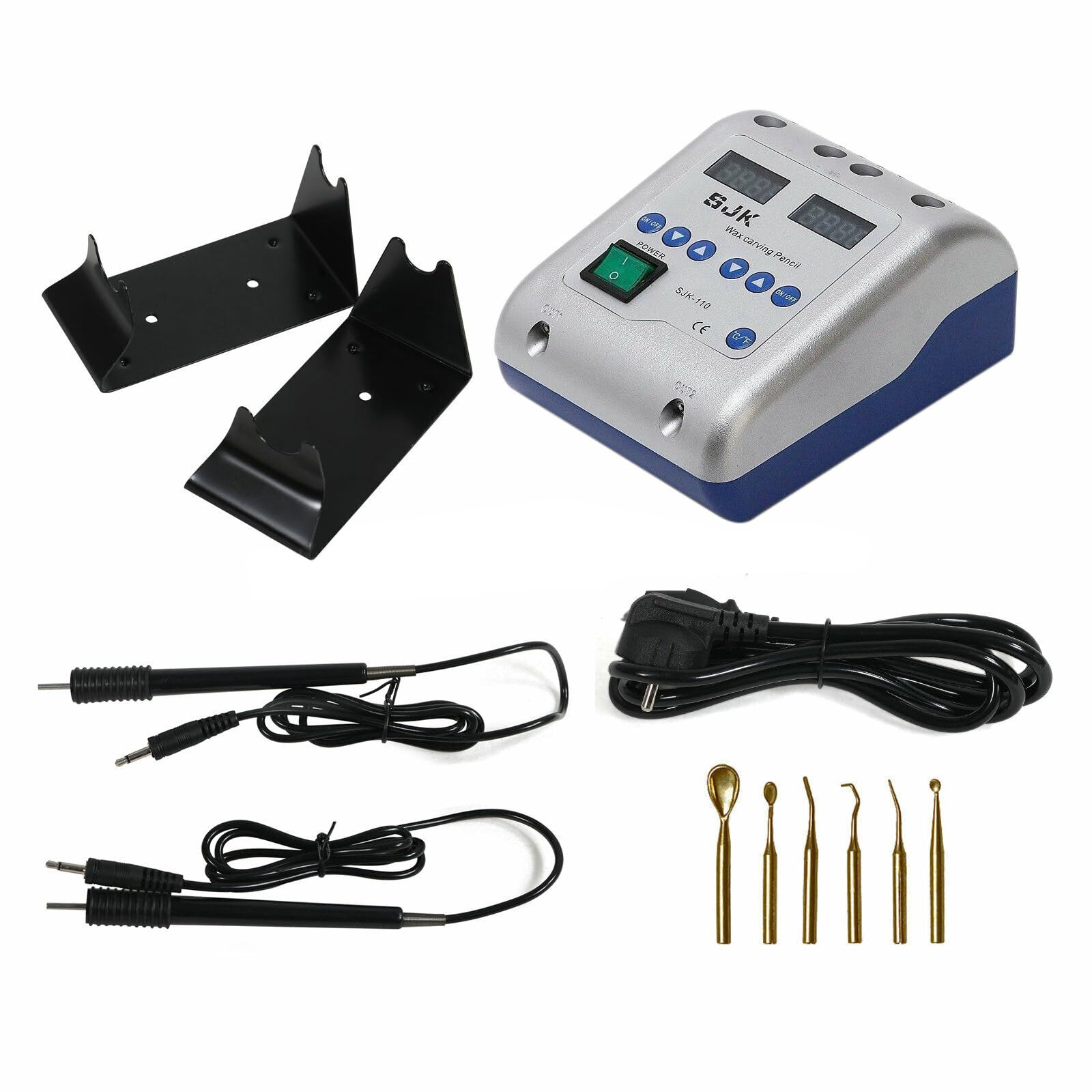 Amazon.com: Lab Equipment Electric Waxer Carving Double Pen Machine w ...