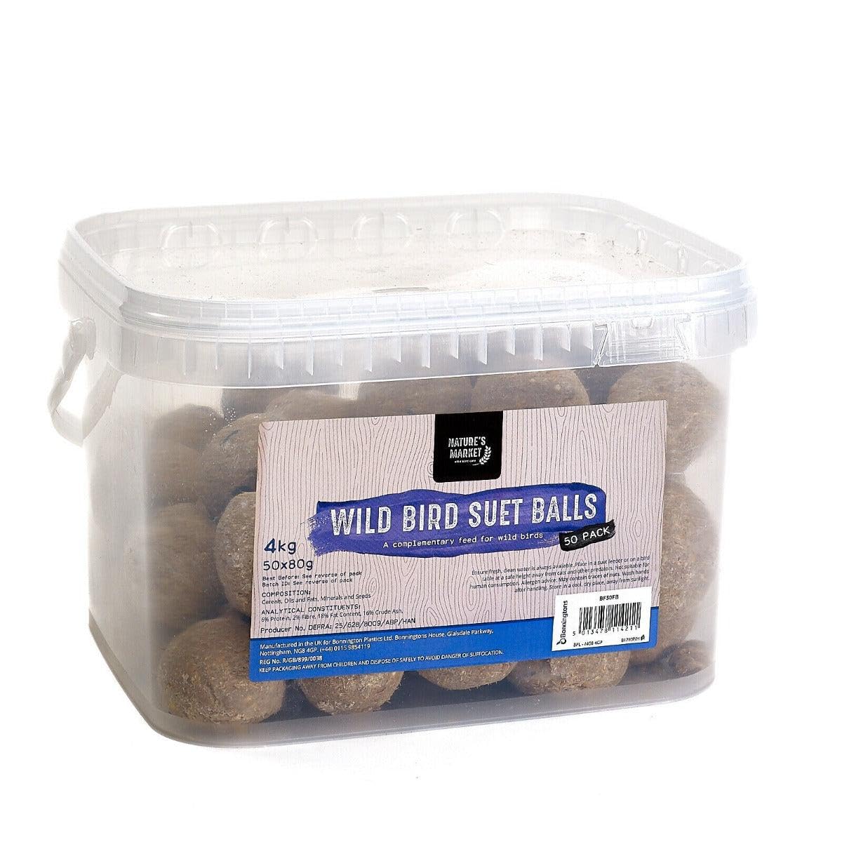 Kingfisher BF50FB Tub of Fat Balls (Pack of 50) : Amazon.co.uk: Garden
