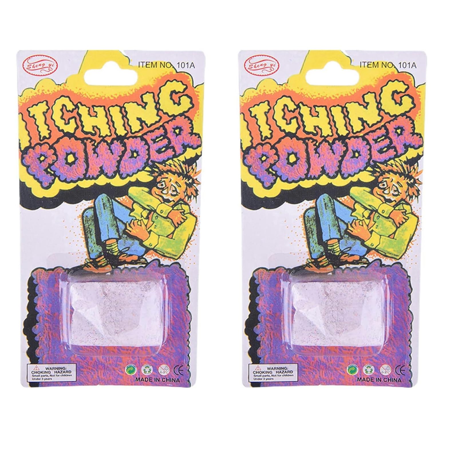 Amazon.com: Xinjincang 2Pcs Purple Helpful Funny Powder Safe Broken ...