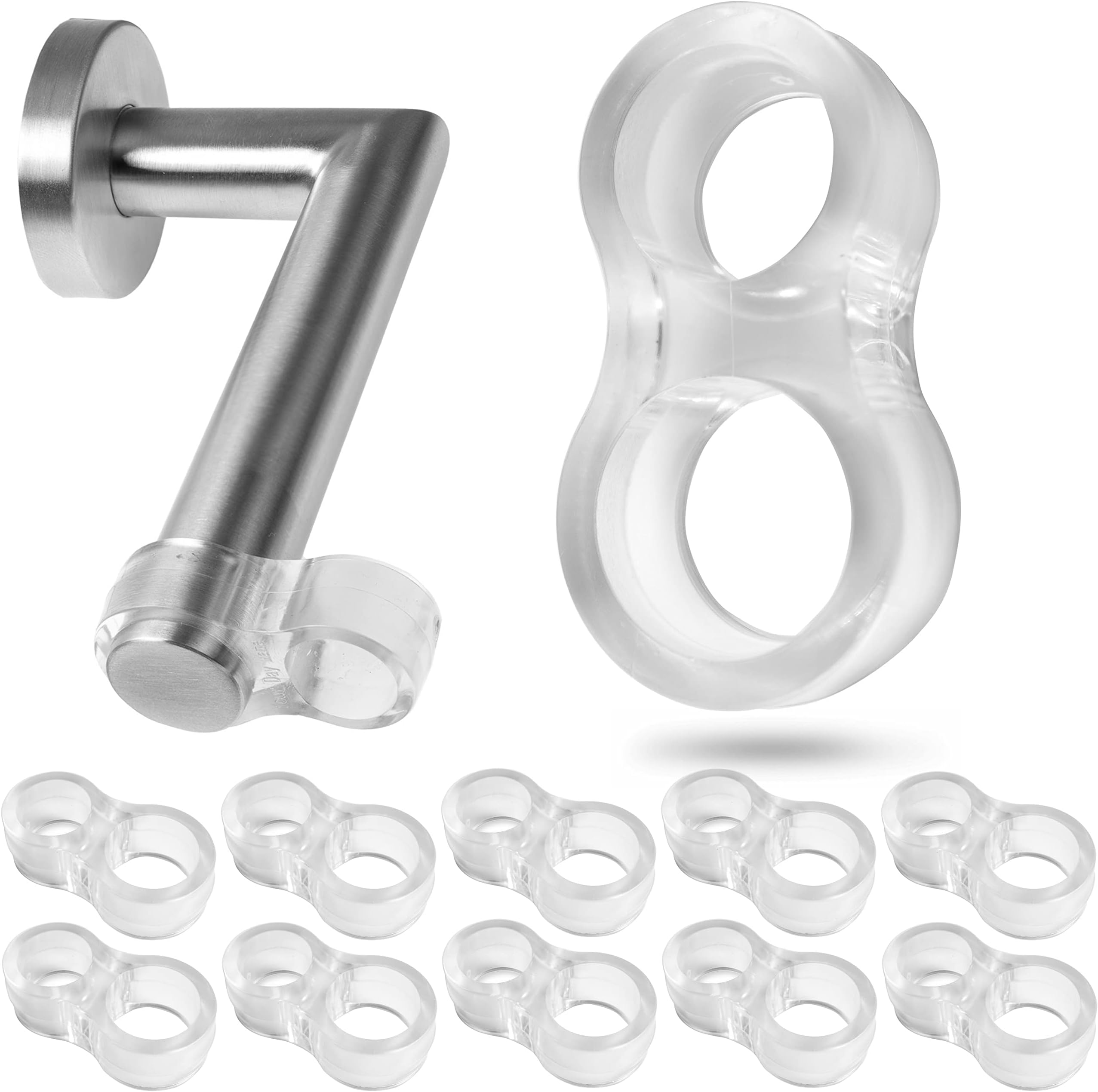 Butées de porte protection poignee porte Silicone PVC stop porte,10 ...