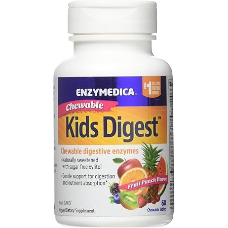 Amazon.com: Enzymedica Kids Digest, Chewable Digestive Enzymes, Natural ...
