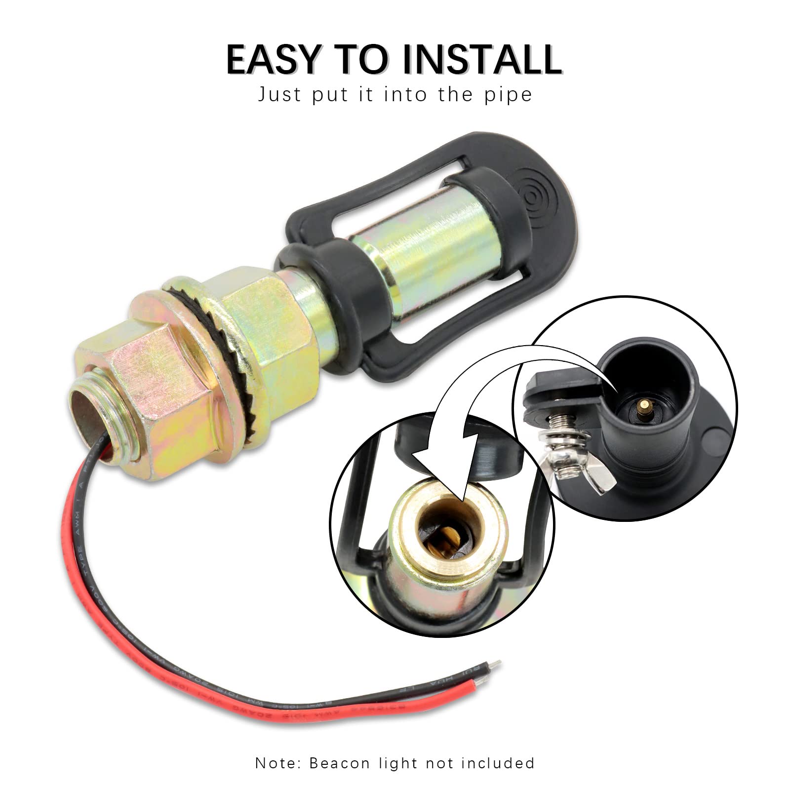 Snapklik.com : Agrieyes Tractor Beacon Light Bracket,Metal Mount