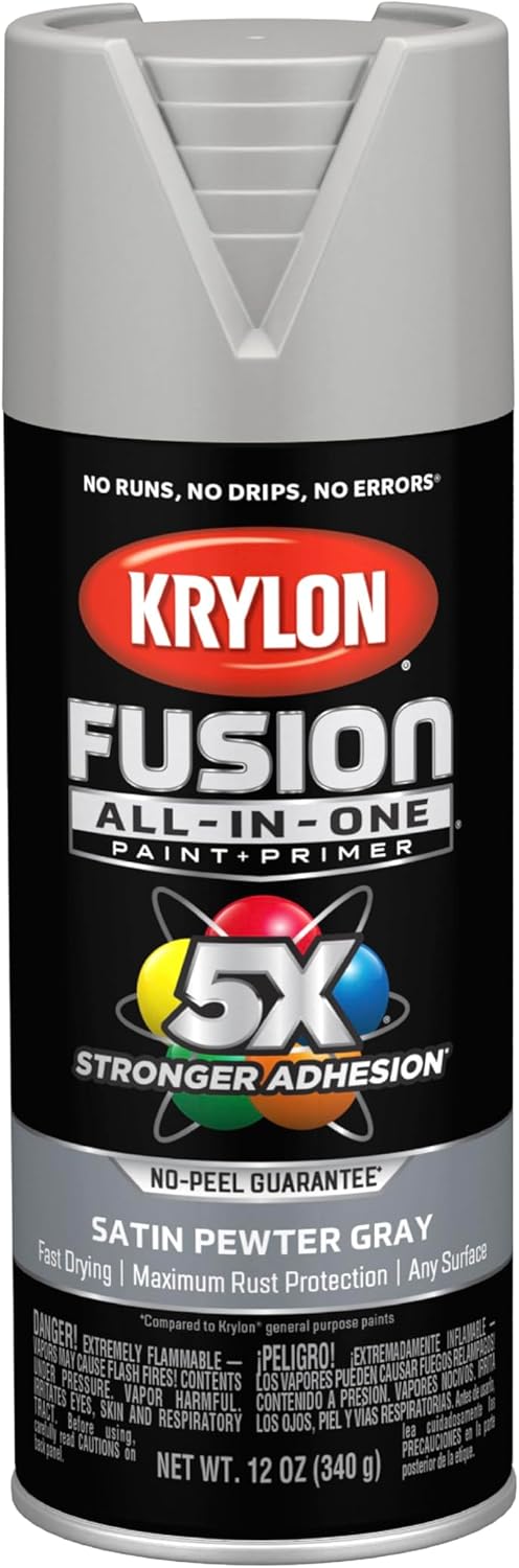 Krylon Fusion All-In-One Adhesive Spray Paint for Indoor/Outdoor Use ...