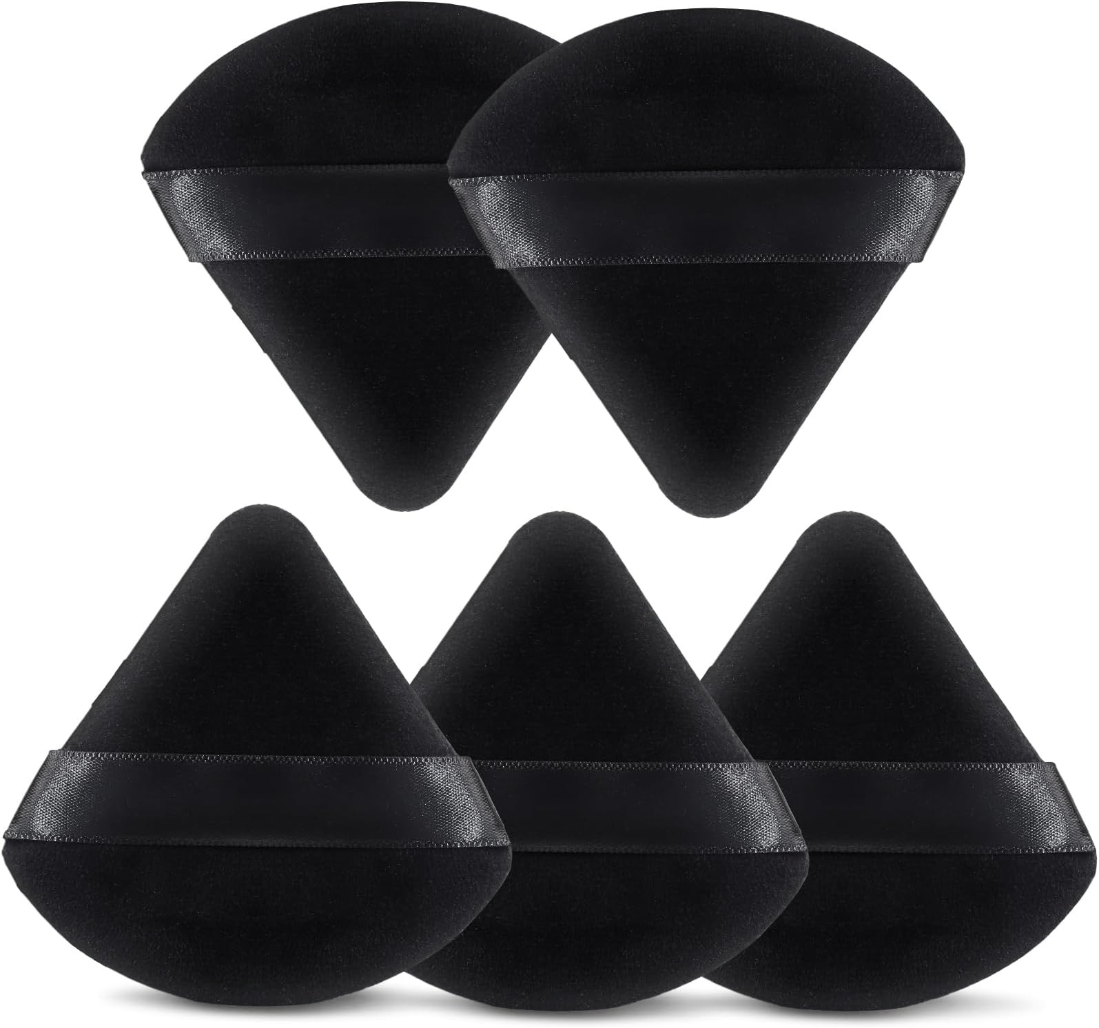 Amazon.com : 2 PCS Powder Puff Triangle Makeup Puffs for Loose Setting ...