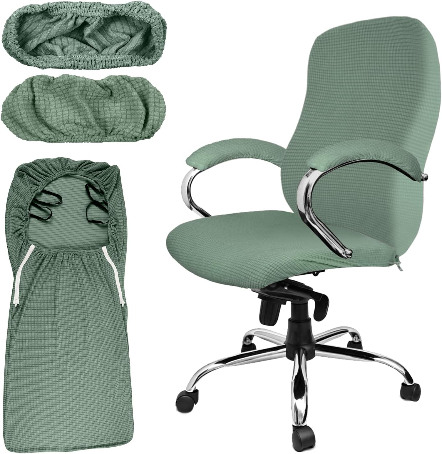 Amazon.com: Tallew 4 Pcs Office Chair Covers Set Computer Universal ...