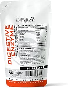 Live Well Vitamins for Life Digestive Enzymes Probiotic Tablets ...